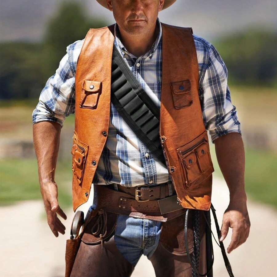 Outdoor Sports Tactics 12G Bullet Belt Shotgun Containment Belt CS ...