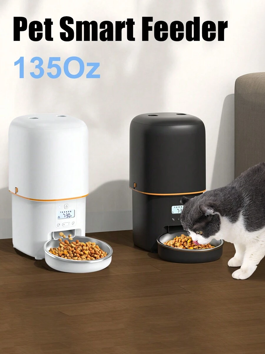 New USB Powered Pet Smart Feeder With 135oz Large Capacity Semi ...