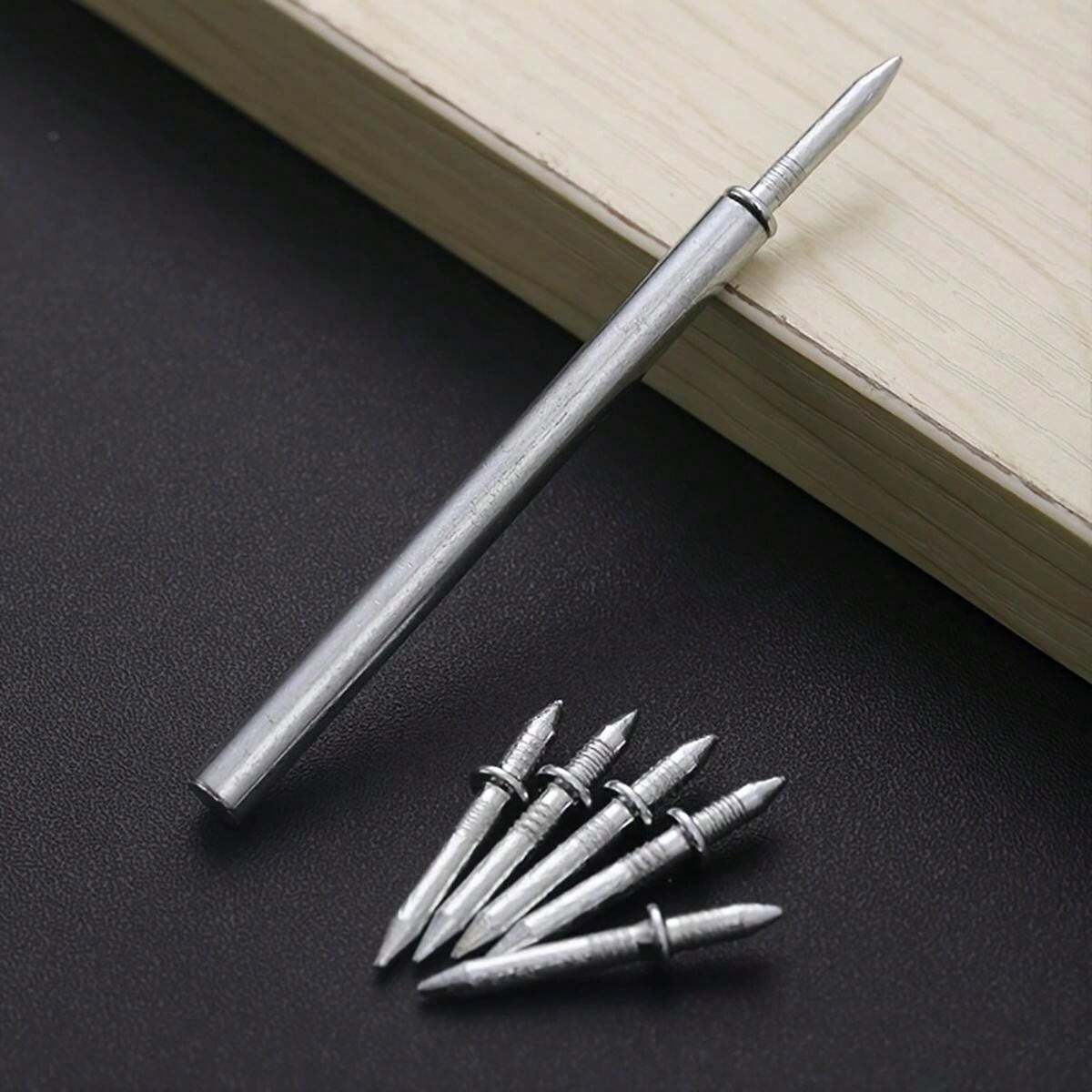 100pcs Double-Headed Invisible Nails For Wood Baseboards, No Hole Cow ...