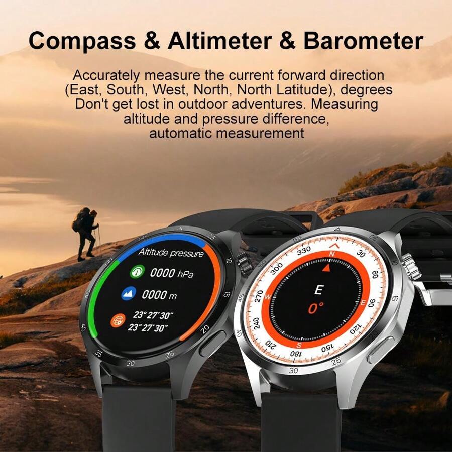SACOSDING 2024 Neue GPS Smartwatch für Herren Fitnesstracker AMOLED ...
