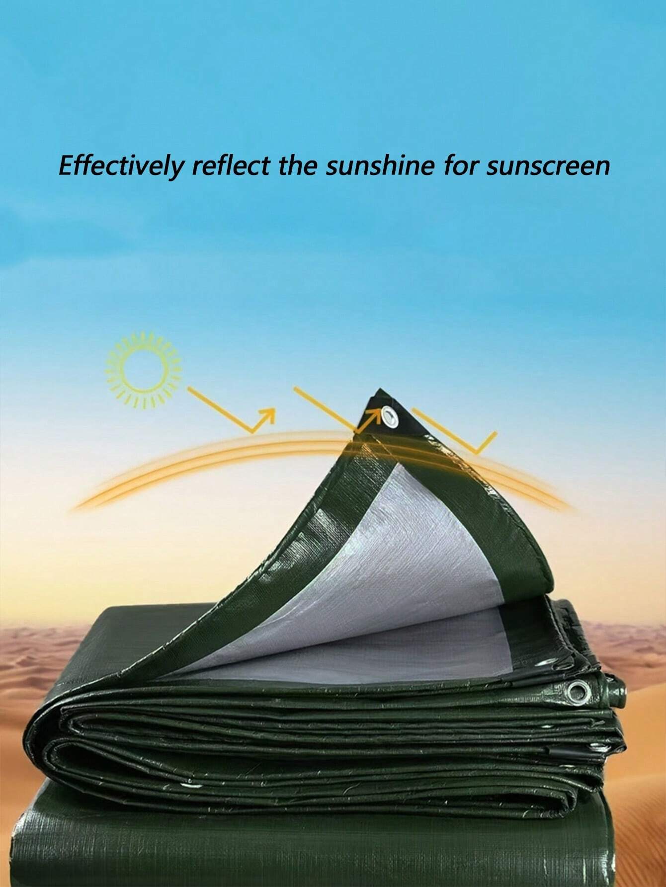 Multi-Purpose PE Tarpaulin - Completely Waterproof, UV & Tear Resistant Polyethylene Heavy Duty ...