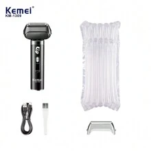 Cordless Safety Razor 4-Blade Professional IPX7 Beard Trimmer Portable ...