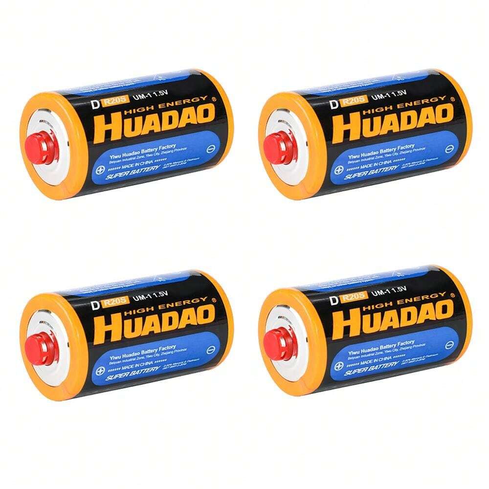 D R20S UM-1 1.5V 1500mAh Disposable No.1 Carbon Battery High Capacity ...