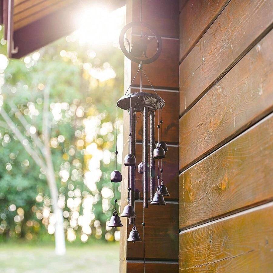 Metal Wind Chimes, Aluminum Tube Japanese Style Wind Chimes Decoration ...