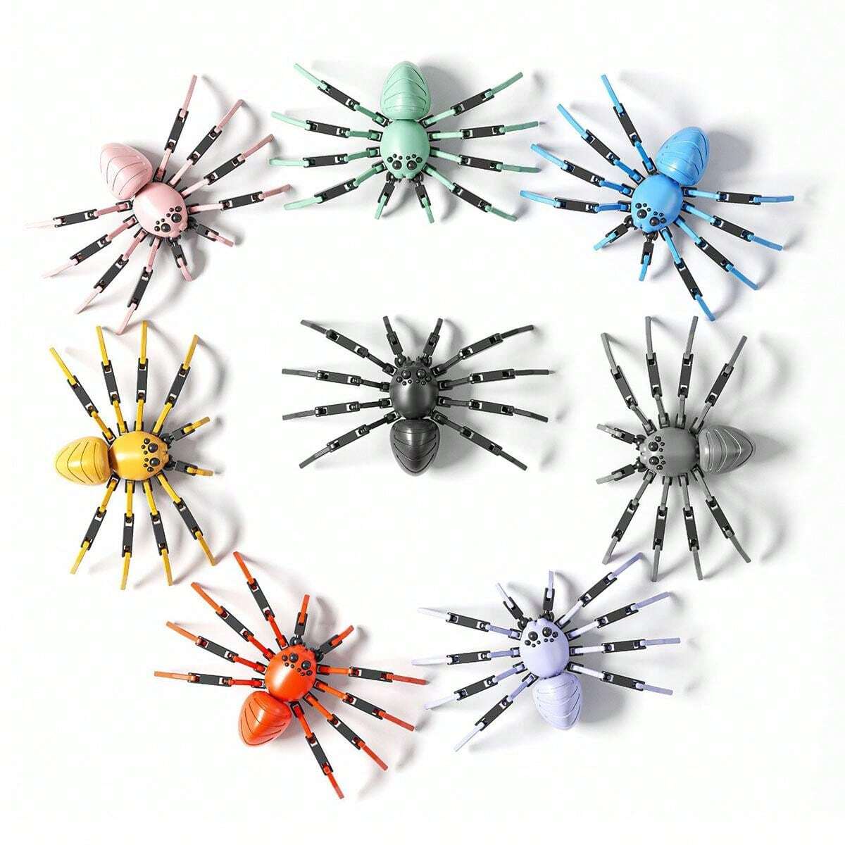 3D Printed Articulated Spider Injection Molded Fully Posable Realistic ...