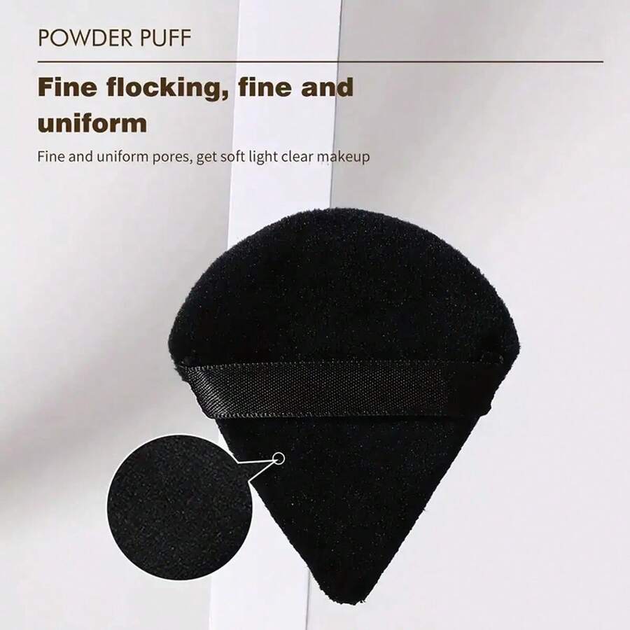 mik&joe 6Pcs Triangle Shaped Plush Powder Puff Designed For Contouring ...