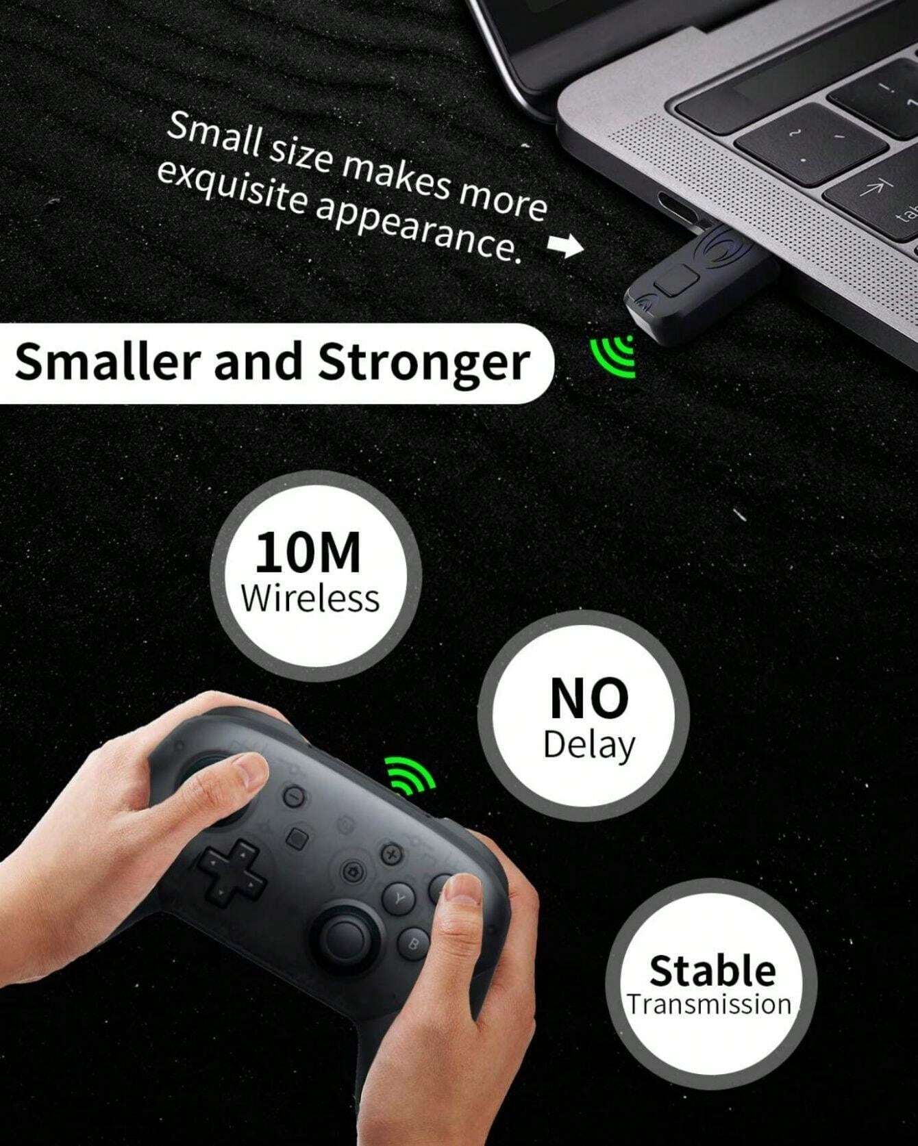 AOLION Aolion Wireless Receiver Support Bluetooth USB Adapter Converter ...