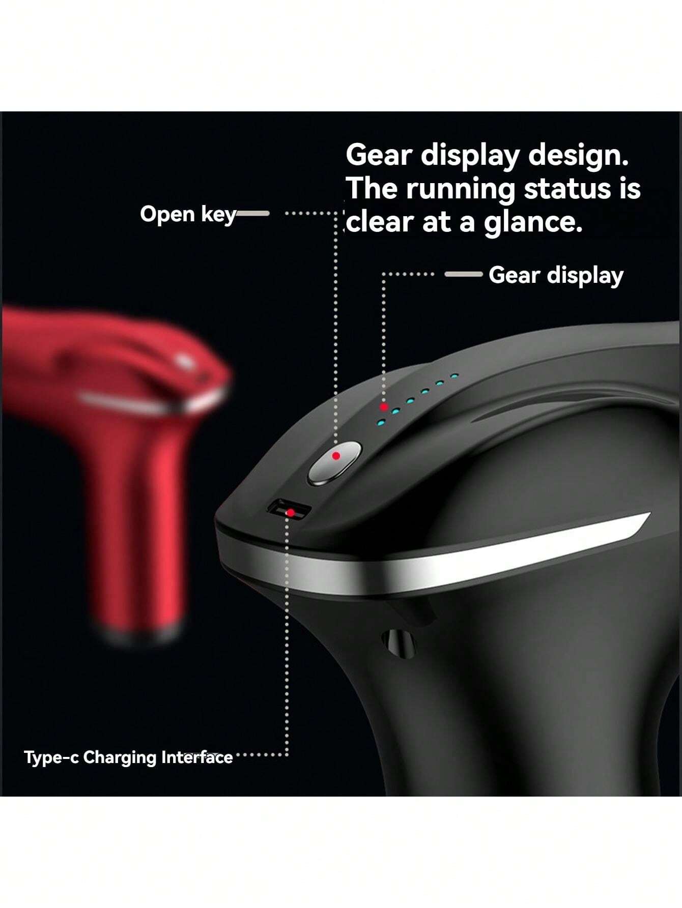 Double Head Massage Gun Muscle Relaxer Electric Neck Gun Fitness Smart ...