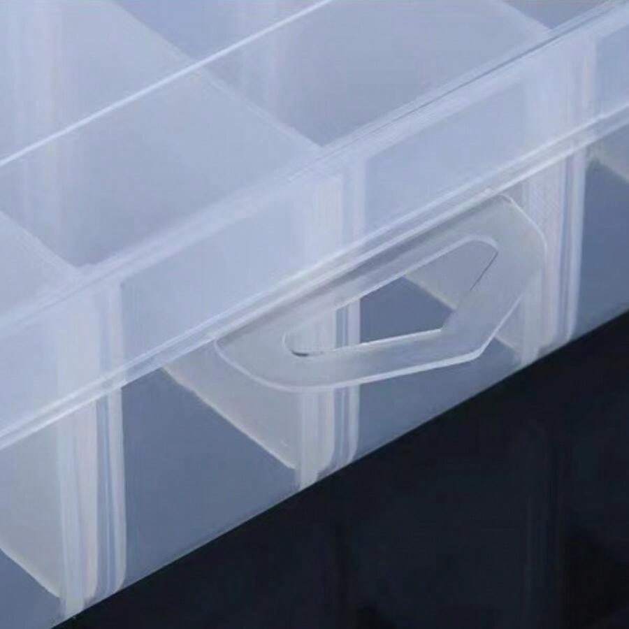 New Large Fixed 24 Grid Multi Grid Storage Box Hardware Parts Grid Box ...