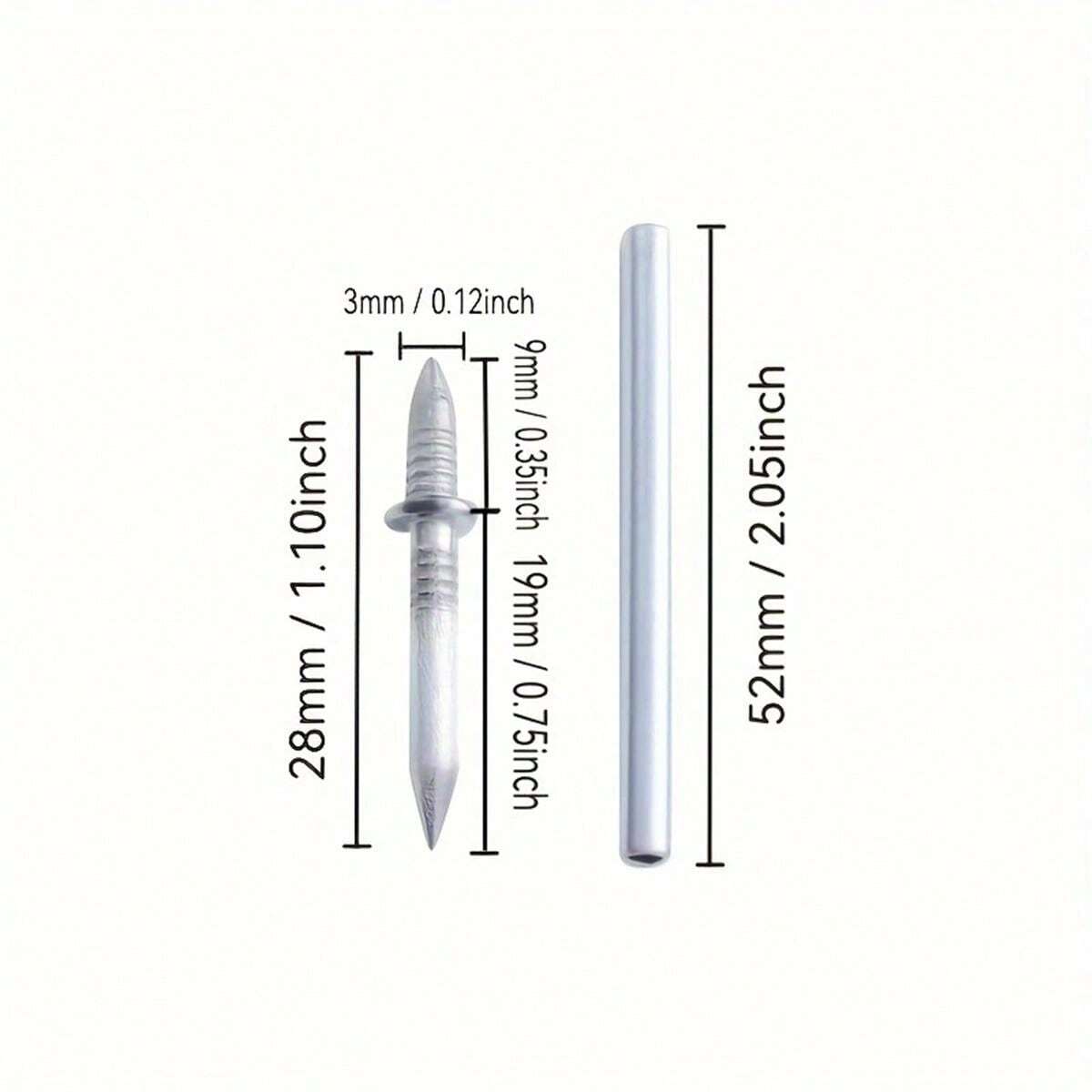 100pcs Double-Headed Invisible Nails For Wood Baseboards, No Hole Cow ...