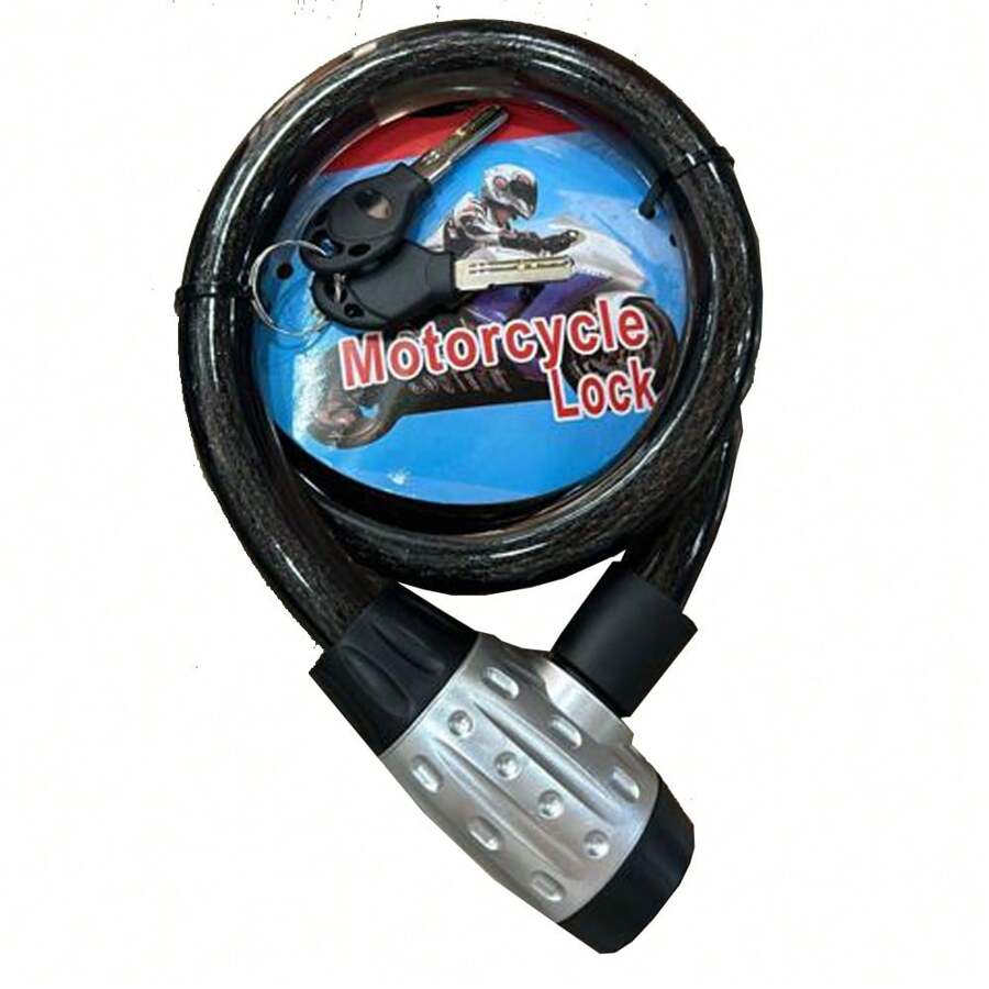 Padlock Lock For Motorcycle And Bicycle Thick Chain Long Large ...