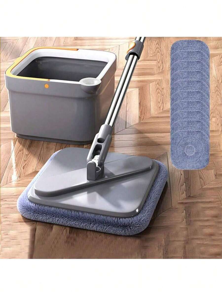 Spin Mop Self Wash Spin Mop, Spin Mop Bucket Wringer Set 360 Rotating ...