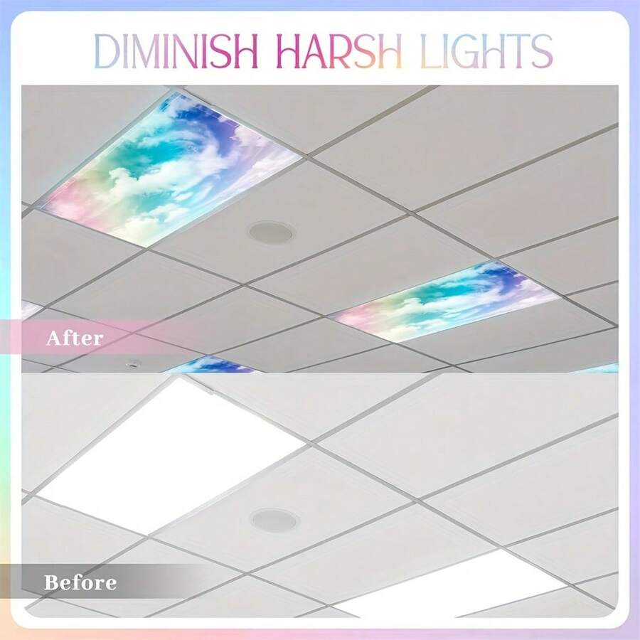 1 pieza Cubierta de luz fluorescente de 4 x 2 pies para luces de techo ...