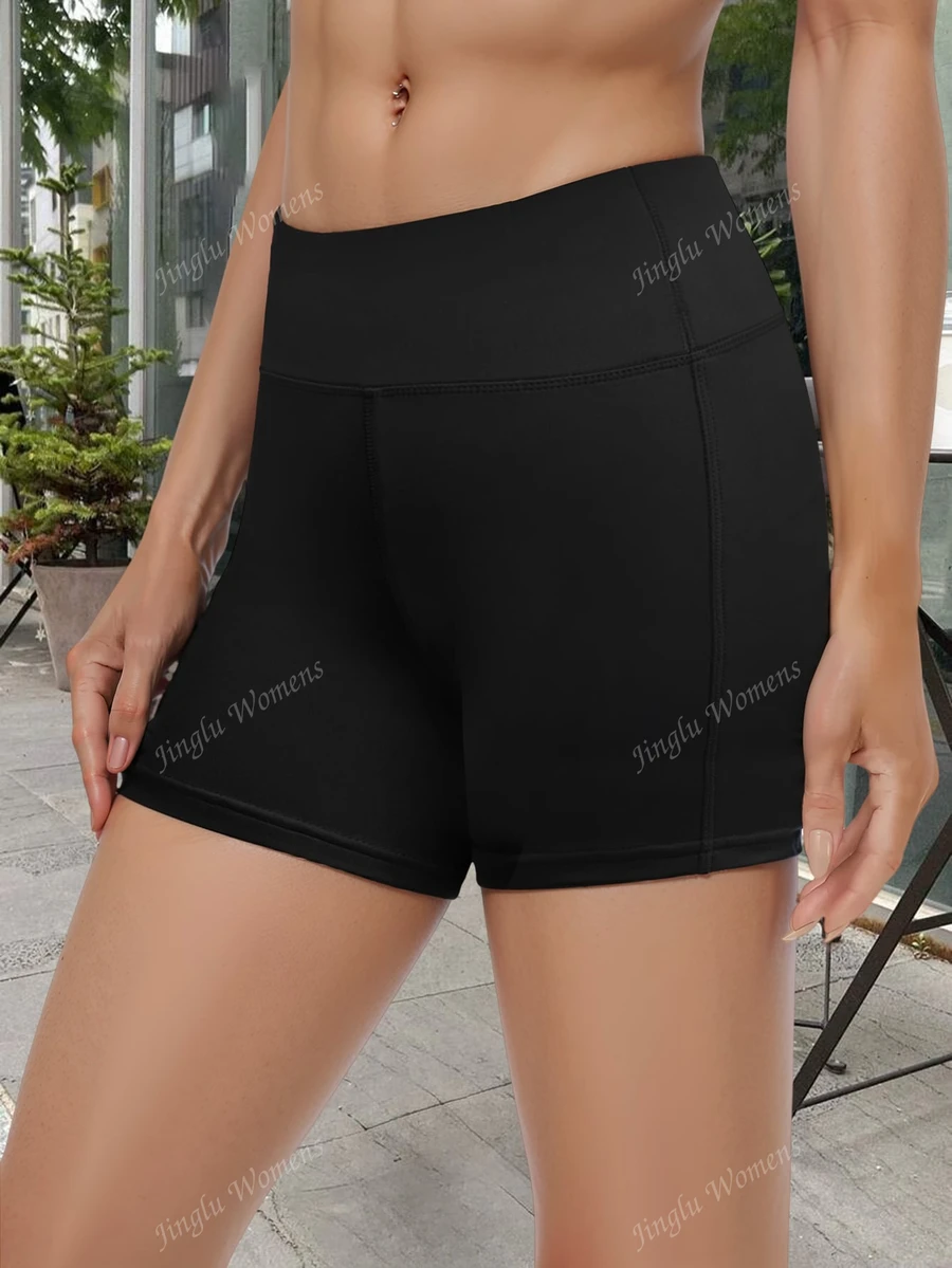 Women High Waisted Yoga Shorts, Compression Workout Shorts Tummy ...