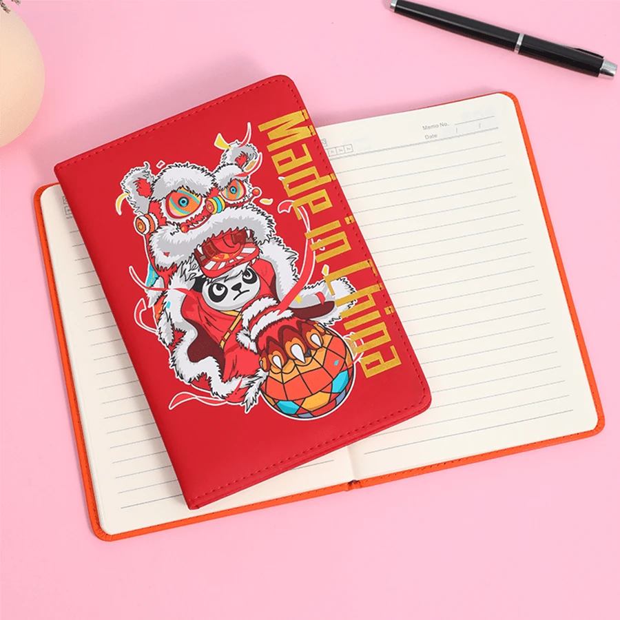 Cuaderno retro de estilo nacional A5 de 2025, portada suave y ...