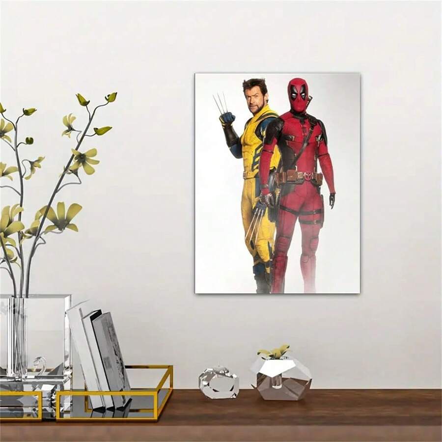1pc Frameless Deadpool And Wolverine Poster - Deadpool Poster, Deadpool ...