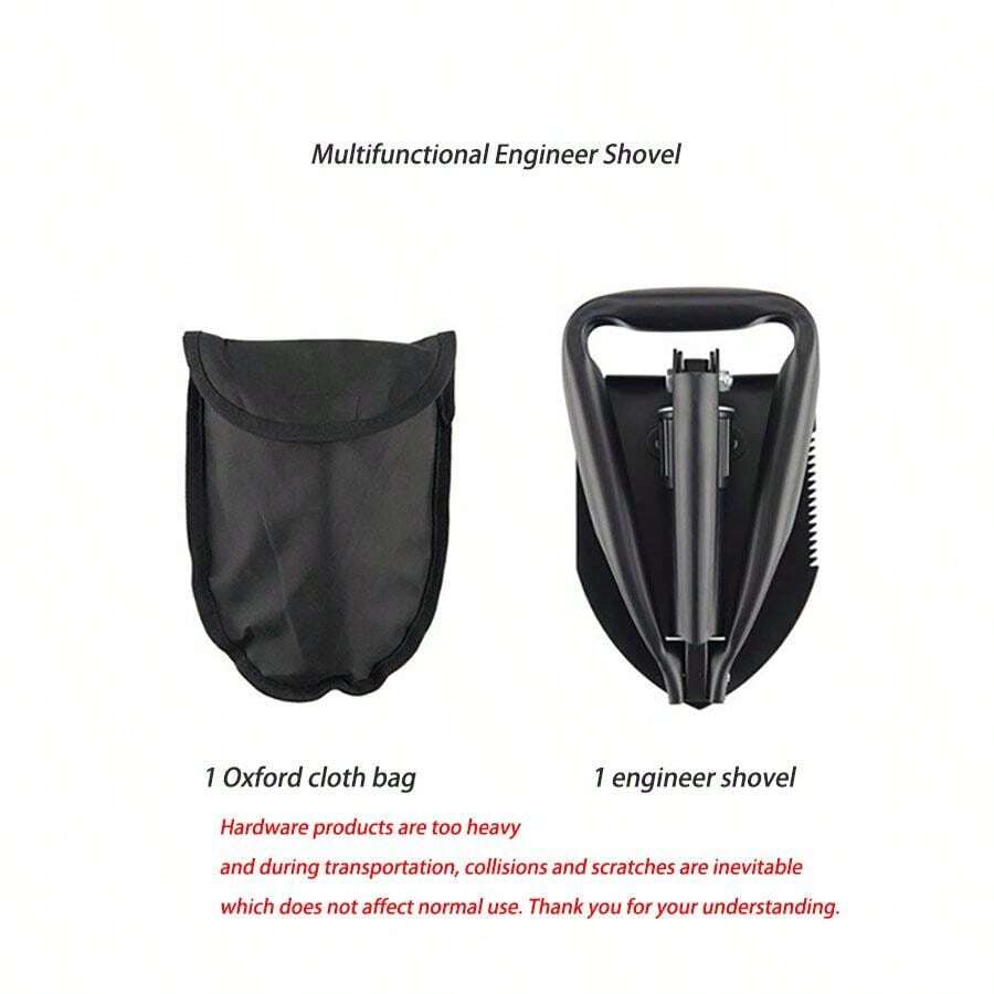 Multipurpose Folding Army Shovel, Medium Size Iron Spade, Portable ...