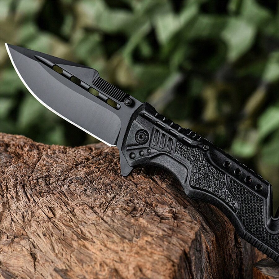 High Strength Steel Outdoor Folding Knife - Portable Multifunctional ...
