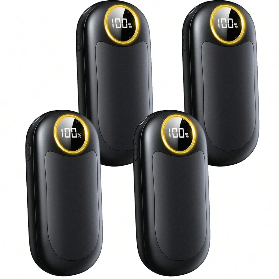 Hand Warmers Rechargeable 4 Pack, Electric Hand Warmer, LED Display ...