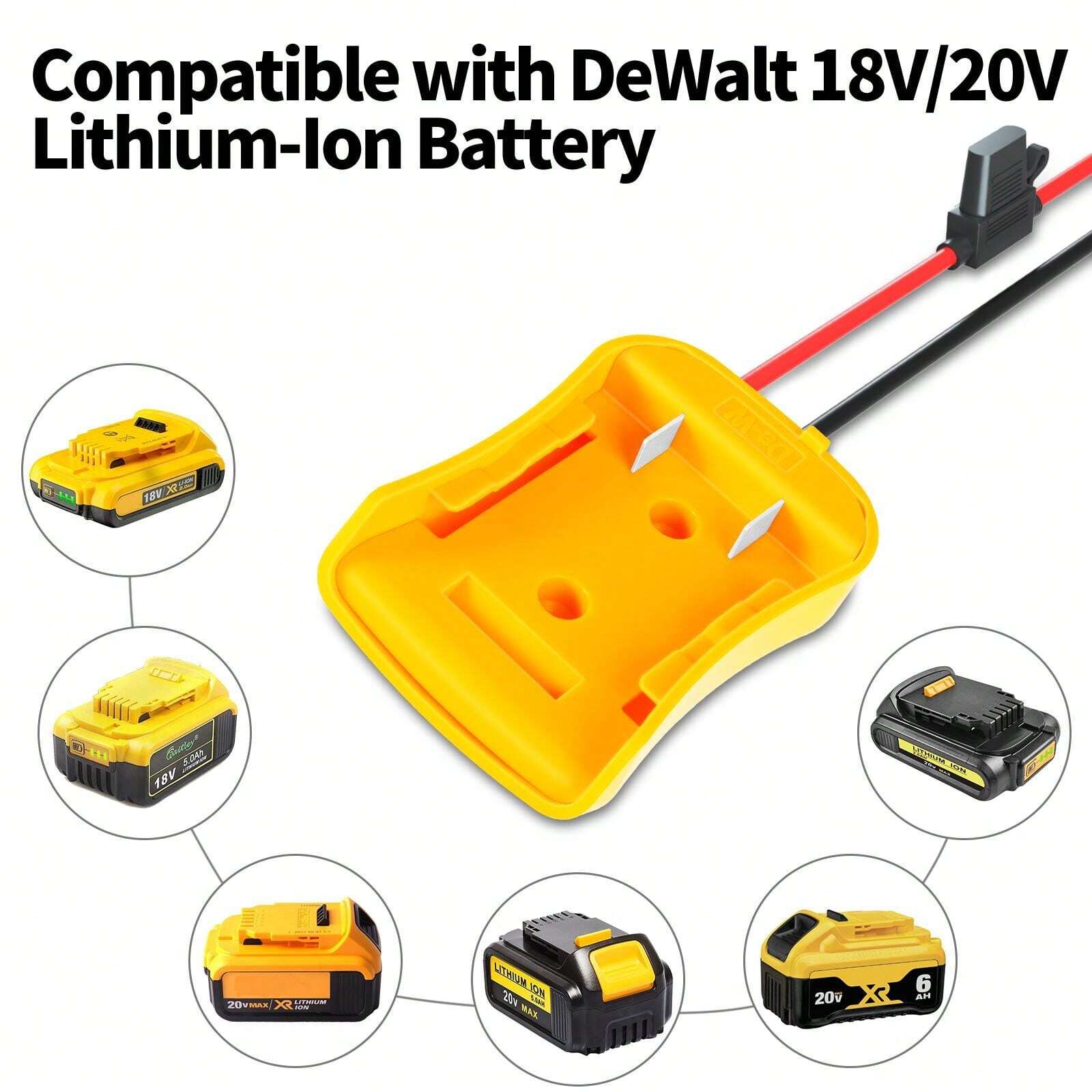 Awokee Kit di conversione dell'adattatore della batteria per i power ...