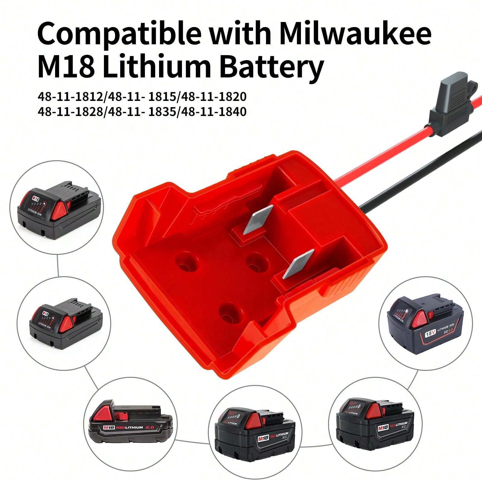 Awokee Kit Adaptador de Bateria de 18V para Carros de Controle Remoto ...