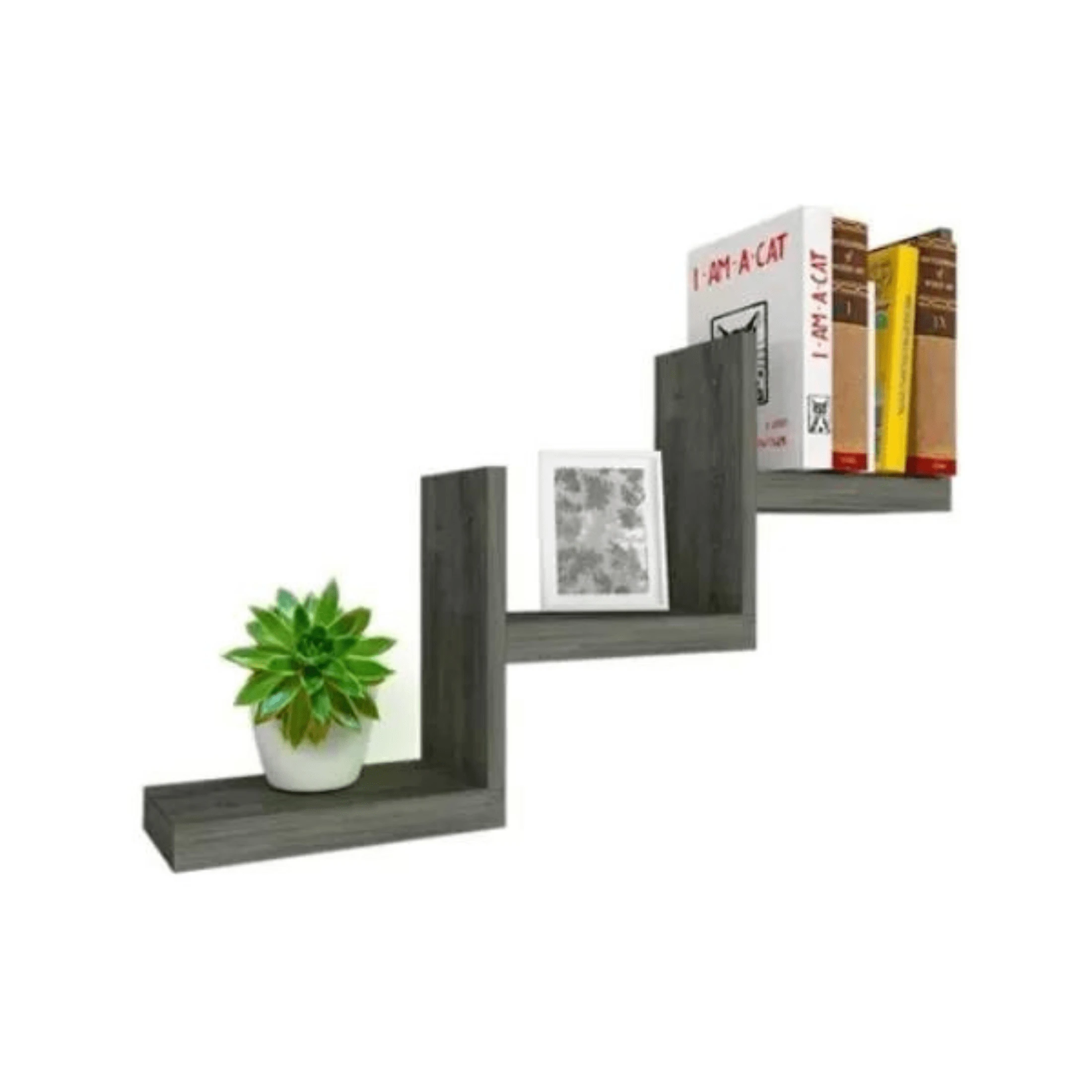 Heavy Duty MDF Tiered Floating Shelves - Pagoda Floating Shelves ...
