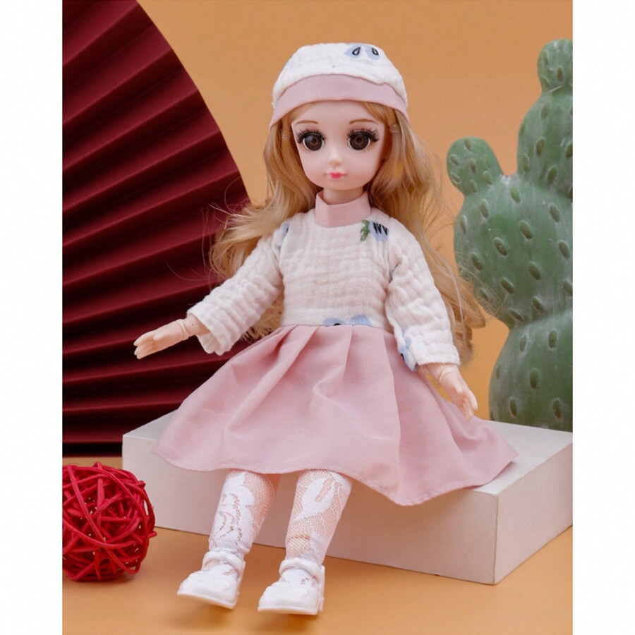 12-Inch BJD Realistic Doll, Delicate Outfit And Accessories, Roleplay ...
