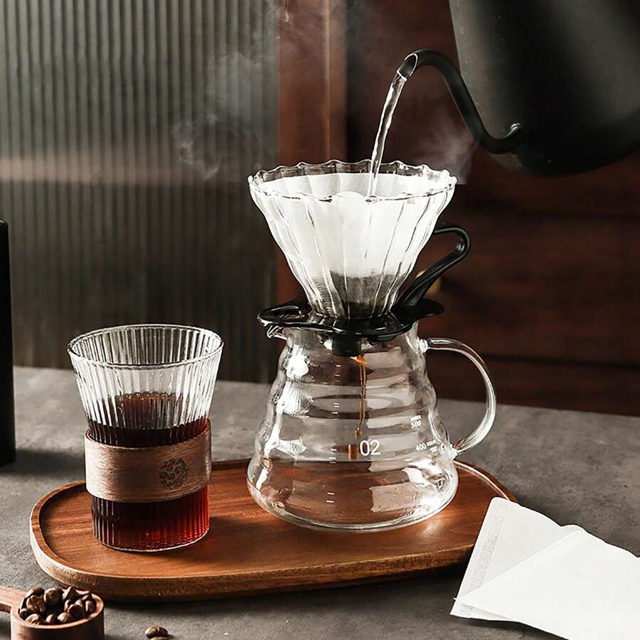 100pcs, Coffee Strainer Paper, Coffee Filter Paper, Original Color And ...