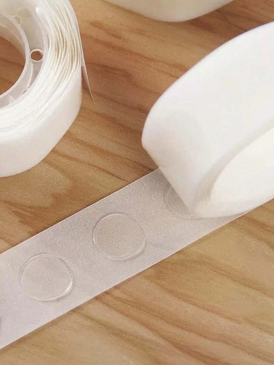 400pcs Transparent Adhesive Dots Glue (100pcs/Roll) Removable Double ...