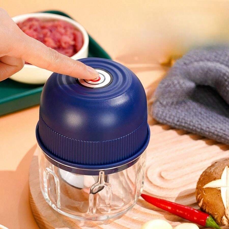 Rechargeable Electric Garlic Press, Portable Garlic Mincer Machine ...