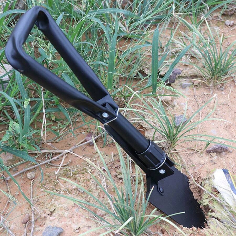 Multipurpose Folding Army Shovel, Medium Size Iron Spade, Portable ...