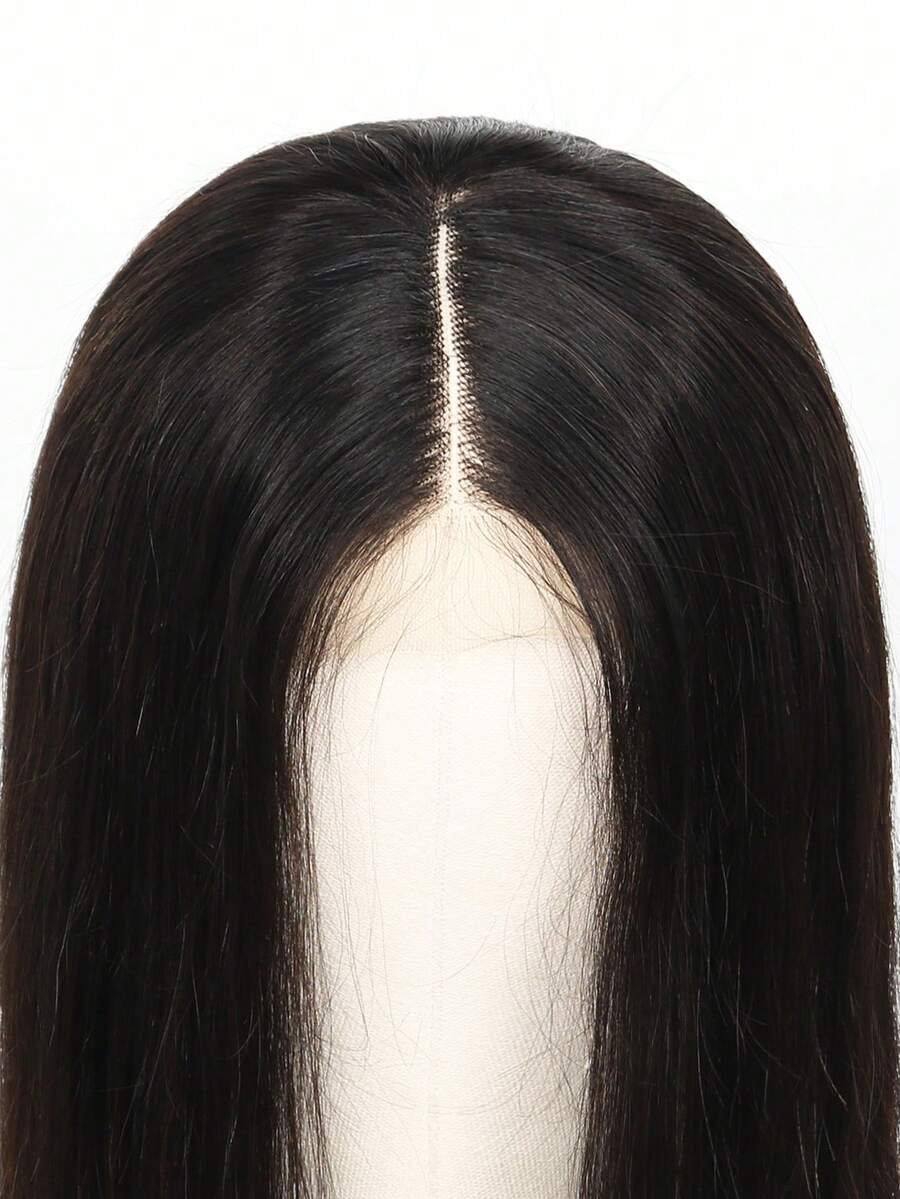 Perruque droite en cheveux humains 4x4 pour femmes, perruque avec ...