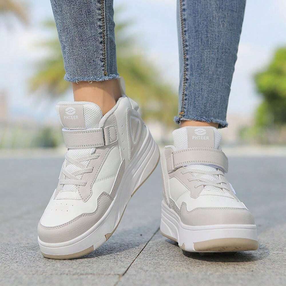 Patines para adolescentes, zapatos con 4 ruedas desmontables, adecuados ...
