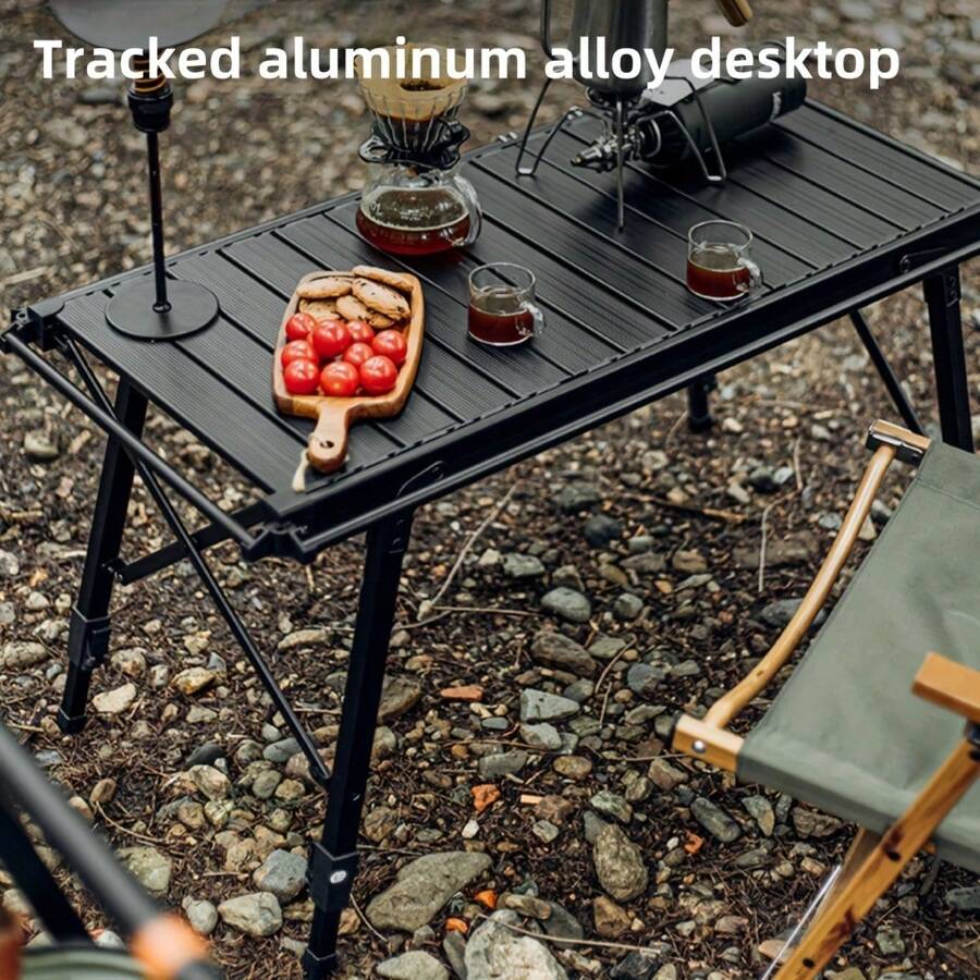 Outdoor Aluminum Plate Tactical Folding Table Can Be Lifted Portable ...