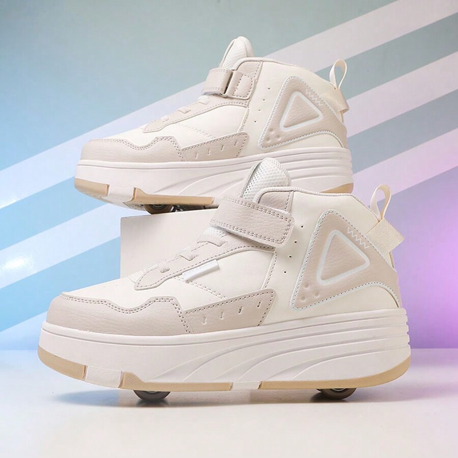 Teenagers Roller Skates, Detachable 4 Wheels Shoes, Suitable For ...