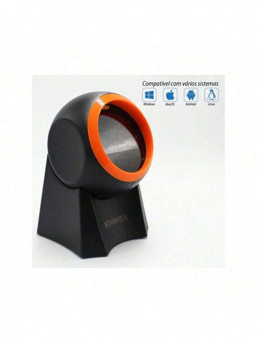 Desktop Laser Barcode Scanner With 1D, 2D And QR Code Scanning Pattern ...
