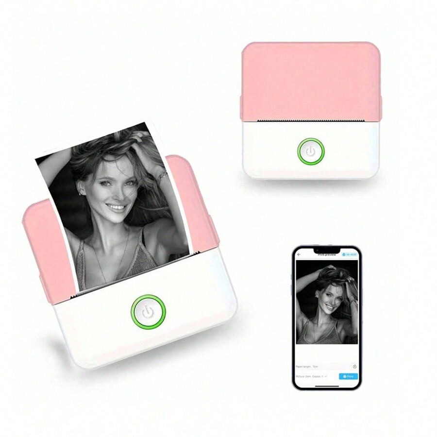 Mini Thermodrucker Tragbarer Tintenloser Lesezeichen Drucker