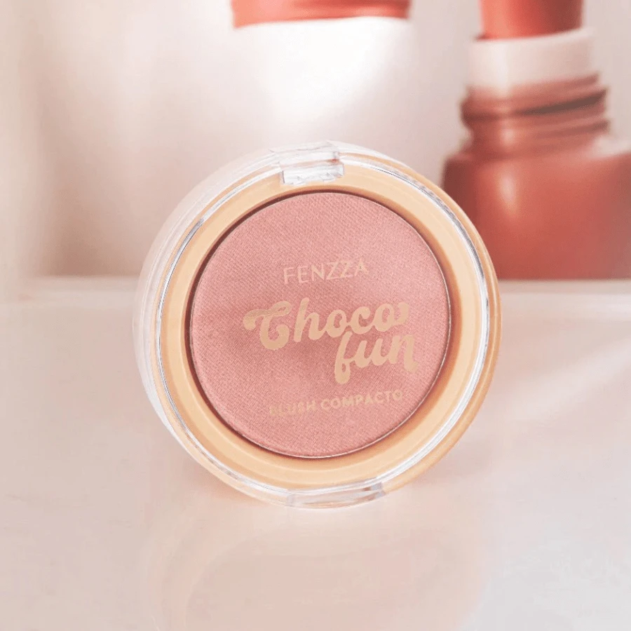 Blush Compacto Choco Fun - FENZZA | SHEIN Brasil