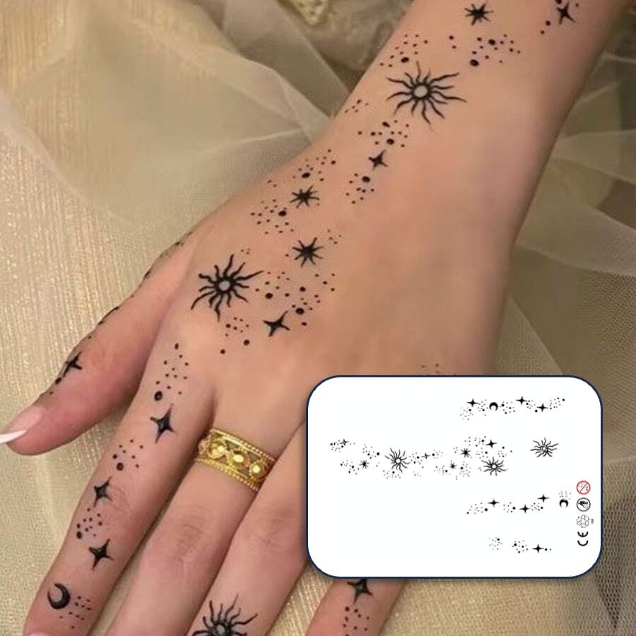 1 Kit Revolutionary Technology Tattoos, Semi-Permanent Tattoos, Finger ...