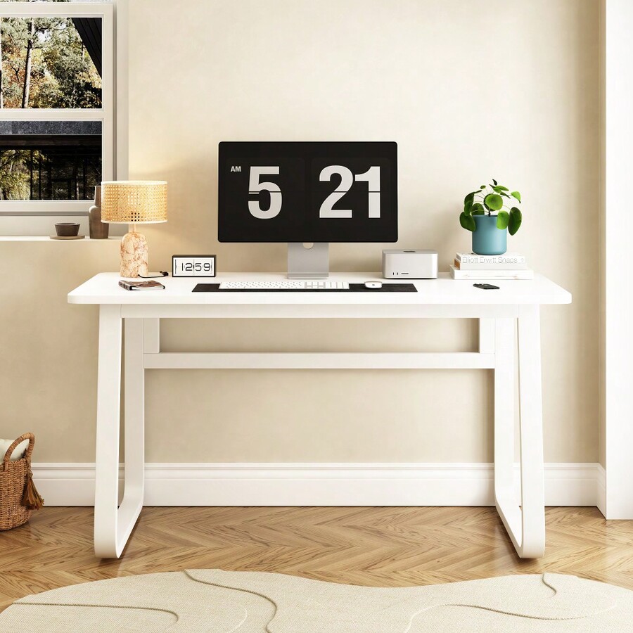 L47.2inch Computer Desk Table Simple Gaming Table Chair Home Desk ...