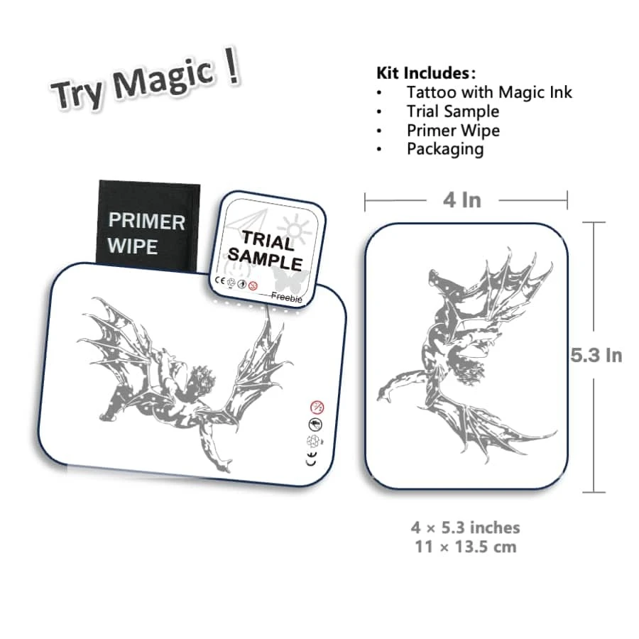 1 Kit Revolutionary Technology Tattoos, Semi-Permanent Tattoos, Fallen ...