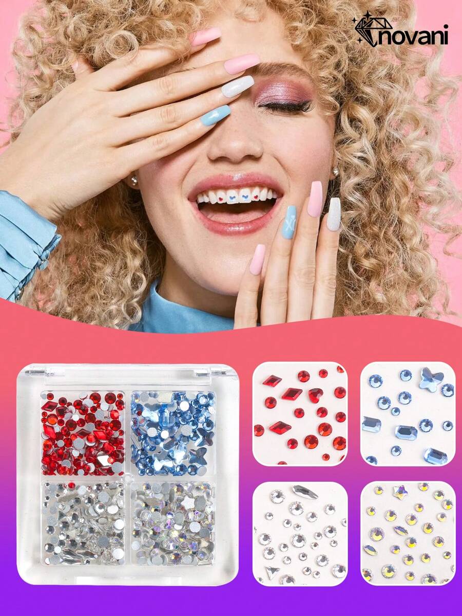 novani DIY Tooth Gem Hip Hop Style Tooth Jewelry Set With Tooth ...