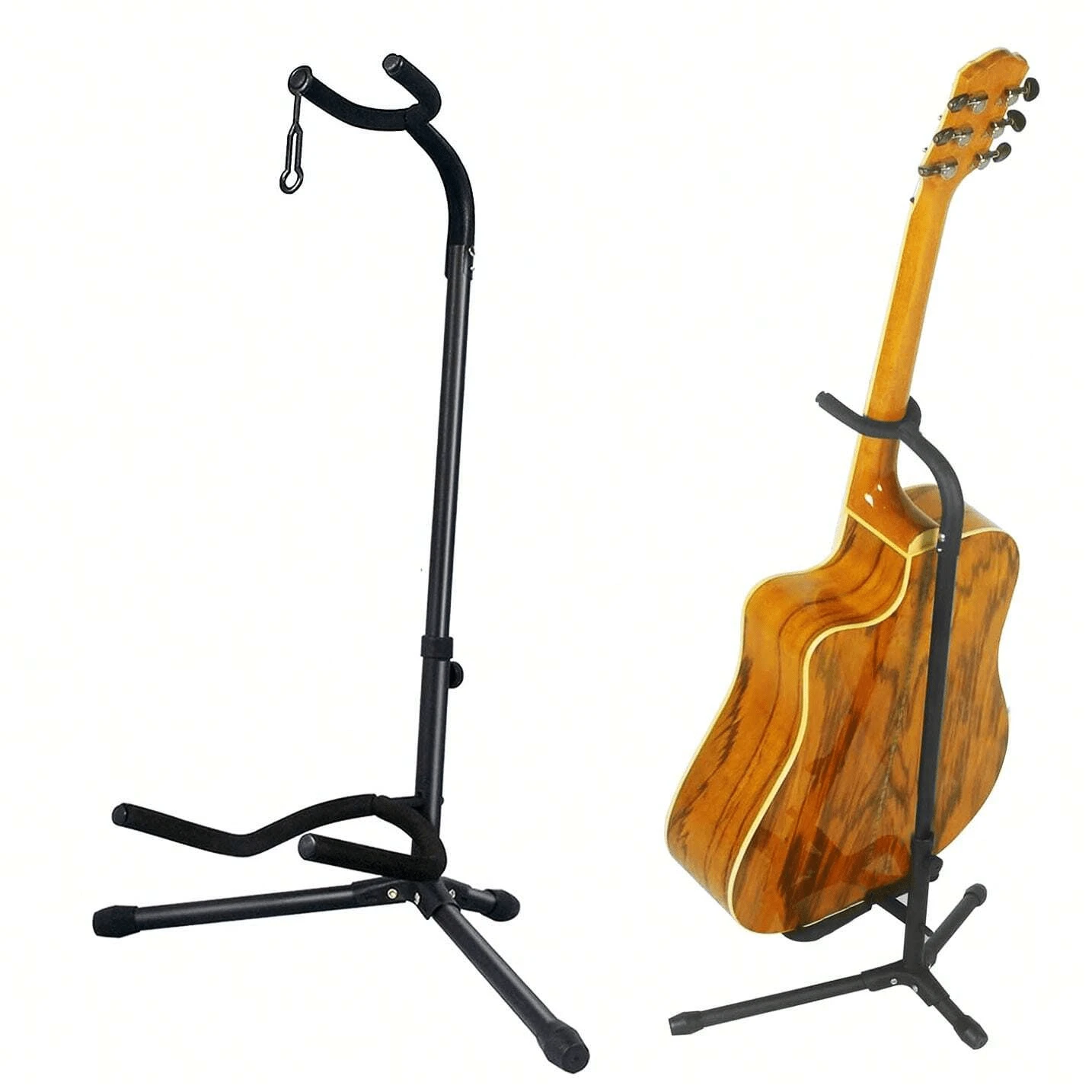Versatile Universal Guitar Stand - Adjustable, Foldable & Easy Install ...