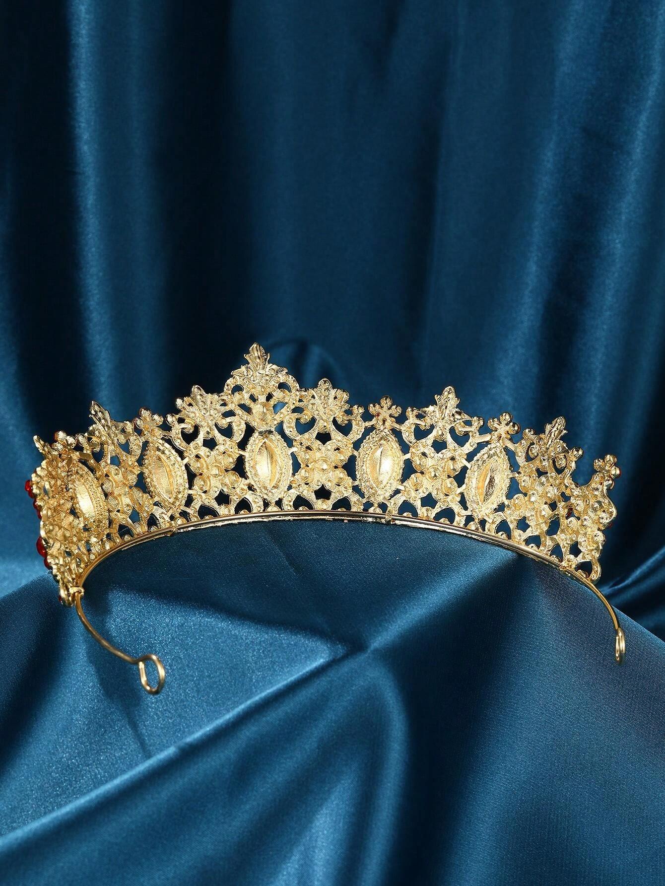 Gold Crown For Women Wedding Tiara For Women Queen Crown Crystal Tiara ...