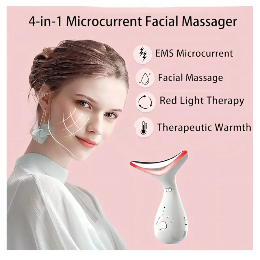 Red Light Therapy For Face And Neck, Facial Wand, Multifunctional ...