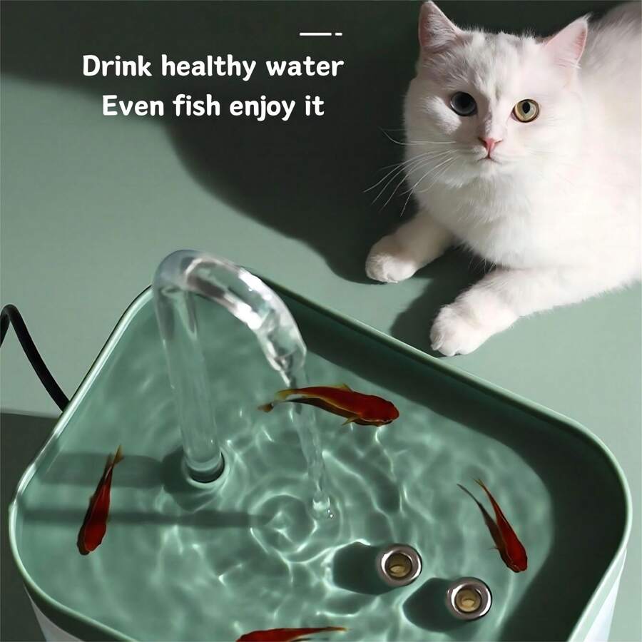 Premium Cat Water Fountain With Innovative Faucet Style- Automatic ...