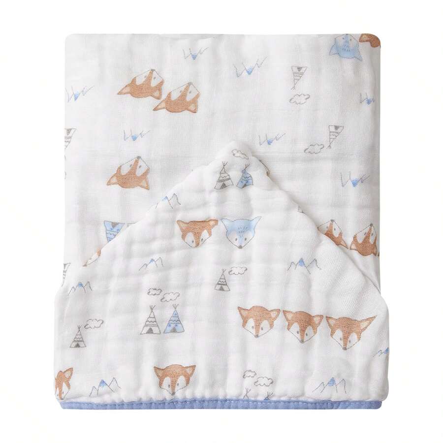 Toalha Toalhão De Banho Bebê C/ Capuz Estampado 1,05M X 85Cm Soft ...