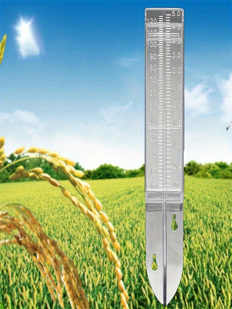 Plastic Rain Gauge, Garden Rainwater Measuring Instrument, Outdoor Yard ...