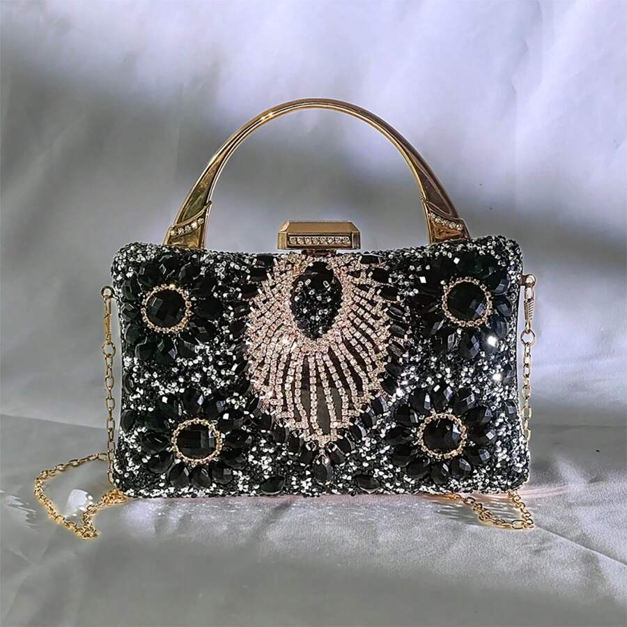 Sparkly Clutch Purses For Women Formal Crystal Clutches Evening Bags Wedding Party Rhinestone ...