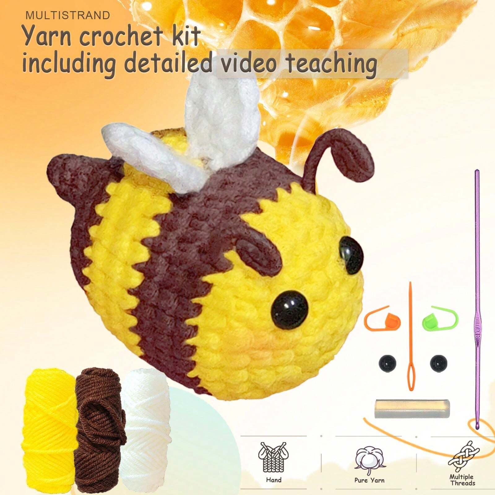 DIY Bathing Capybara Doll Crochet Kit For Beginners, Amigurumi Stuffed ...